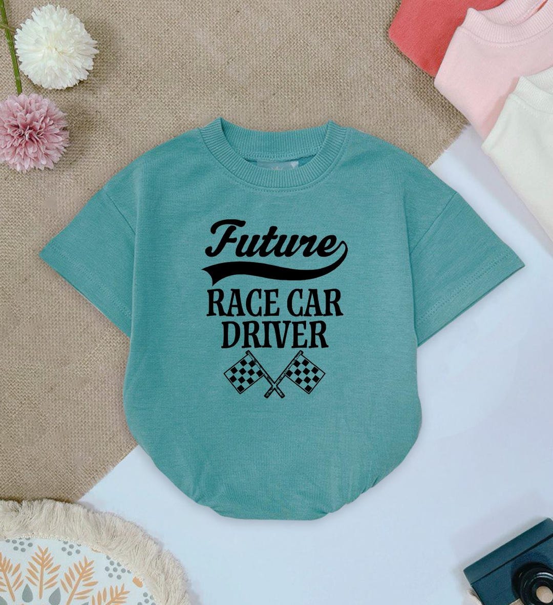 Future Race Car Driver Romper, My First Racing Season Baby Outfit ...