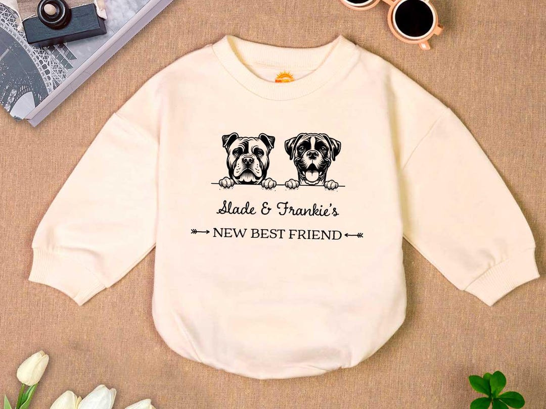 Custom New Best Friend Bubble Romper, Personalized Baby Bodysuit, Baby ...