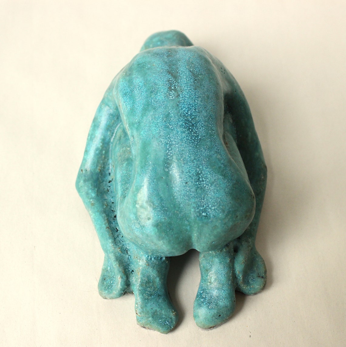 Yoga Asana Sculpture "balasana" (child's Pose). Unique, Hand Sculpted ...