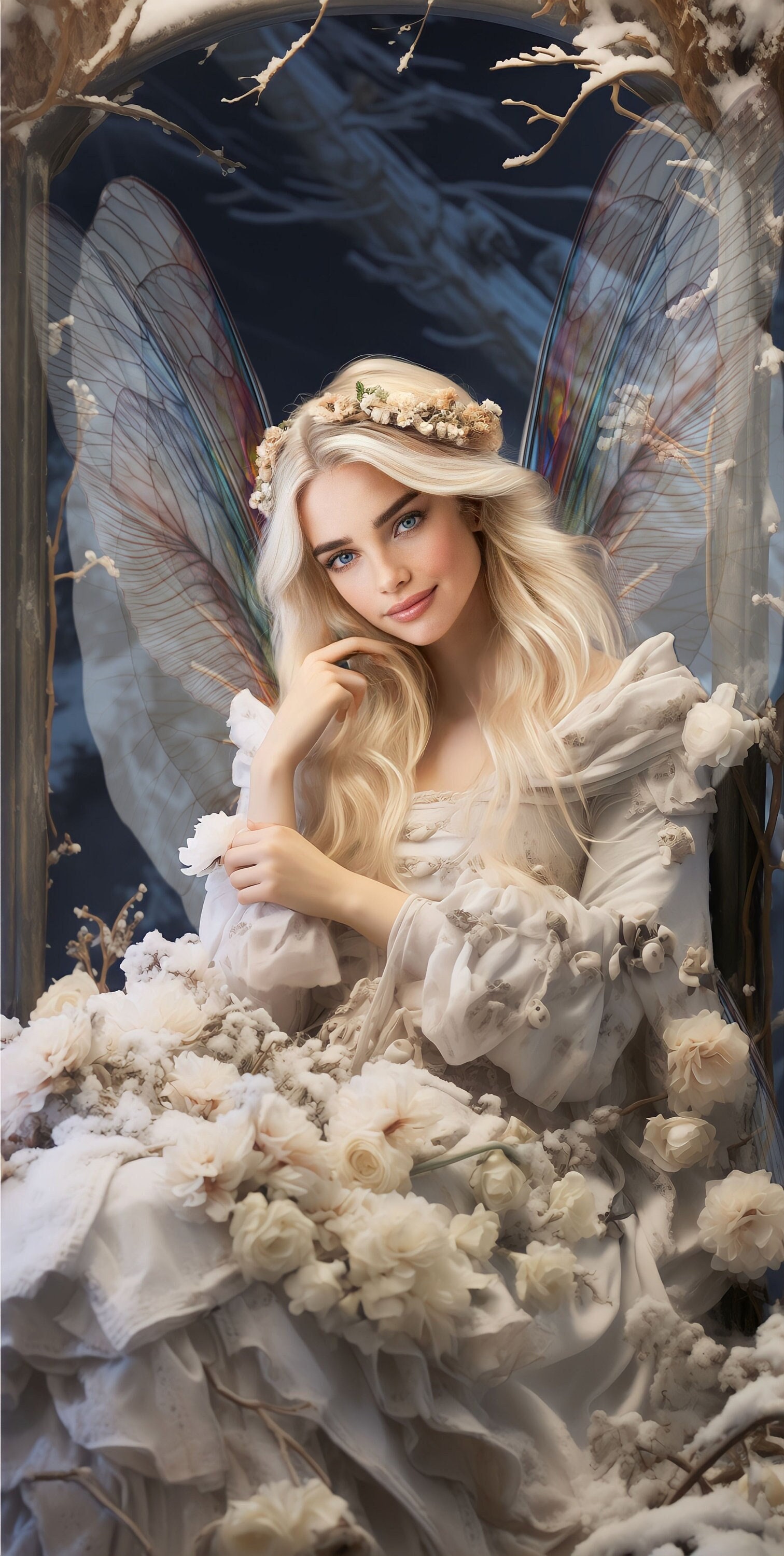 Jessica Lily the Flower Fairy Winter Forest - Etsy
