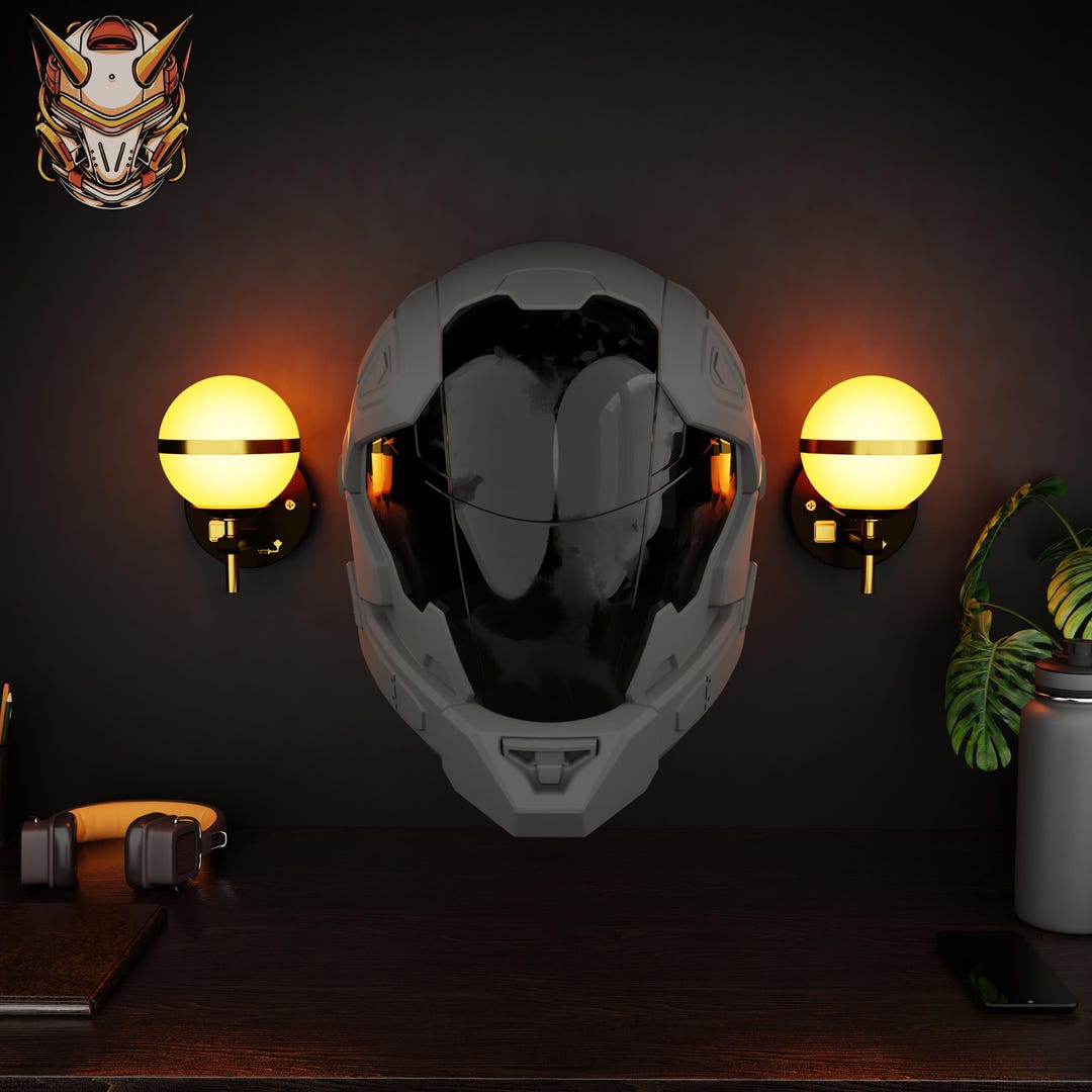 Halo Reach Pilot/haunted Helmet | DIY Kit or Painted | 3D Printed Prop ...