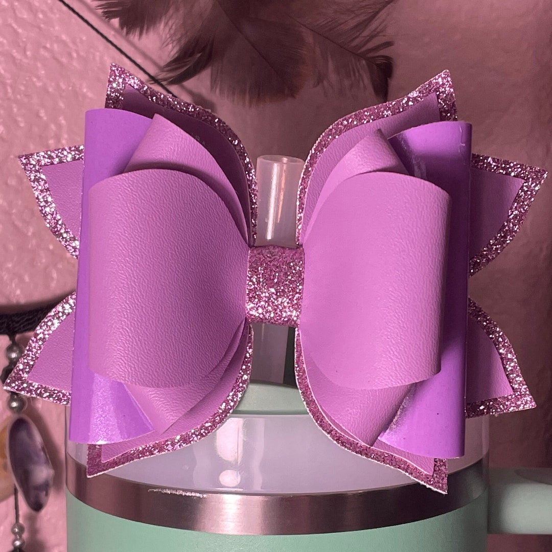 Orchid Stanley Bow Topper Stanley Yeti Starbucks 40 Oz Cup Bow 30 Oz ...