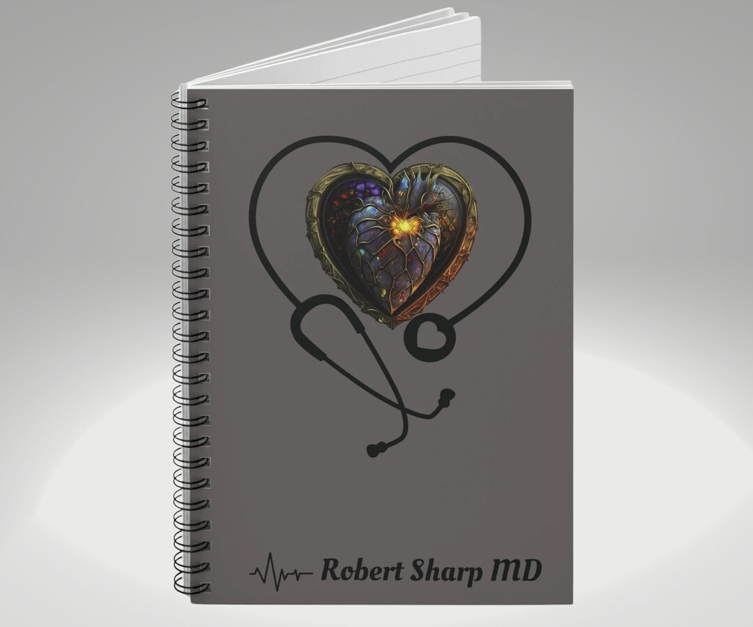 Personalized Notebook for Medical Personnel, Custom Gift for Doctor ...