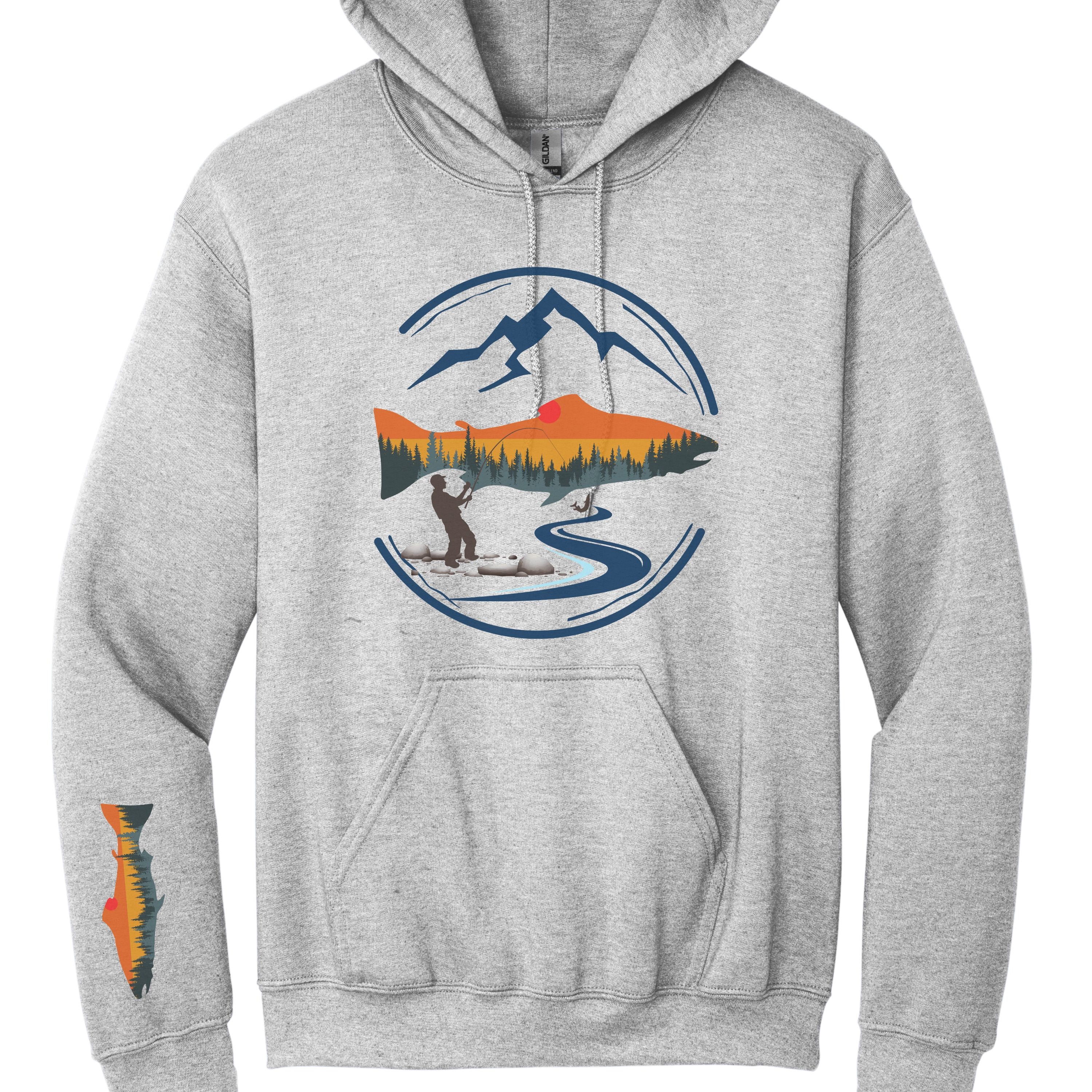 Fishing and Hunting Hoodie, Fly Fishing Hoodie, Hunting and Fishing ...