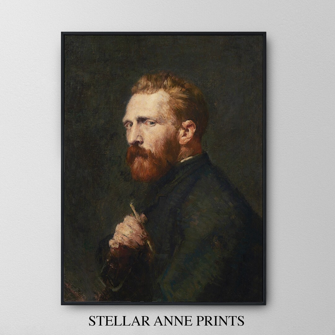 Russell's Portrait of Vincent Van Gogh, Retro Wall Art, Vintage Wall ...