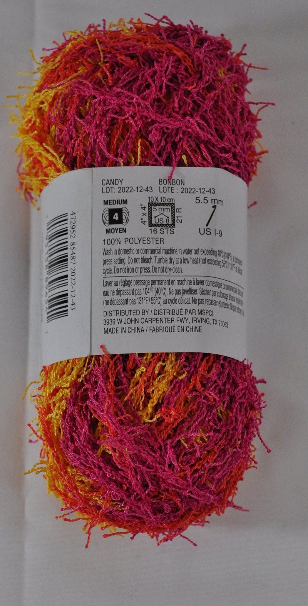 Loops and Threads Squeaky Clean Scrubby Type Yarn 78 Yards of Polyester ...