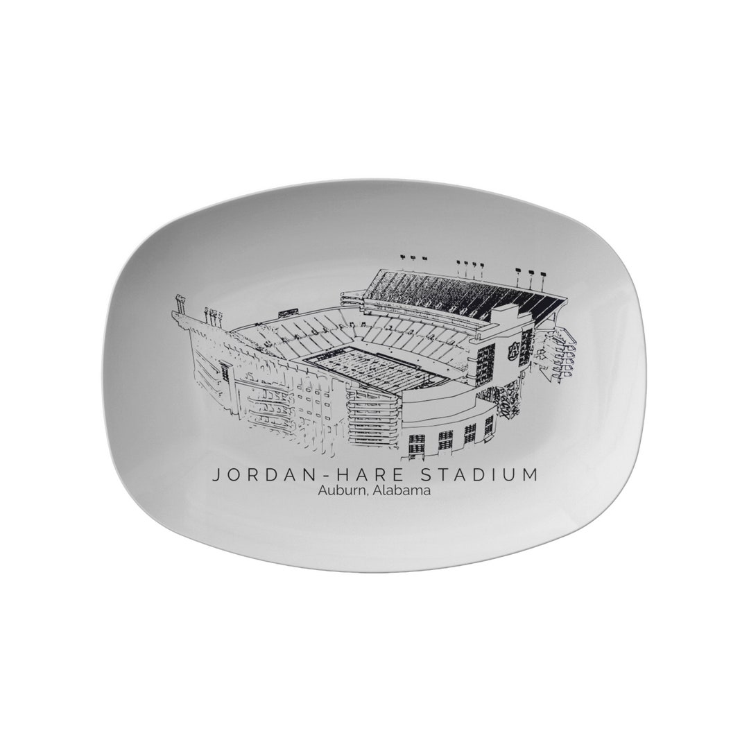 J.H. Stadium Ceramic Platter Stadium Blueprint House - Etsy