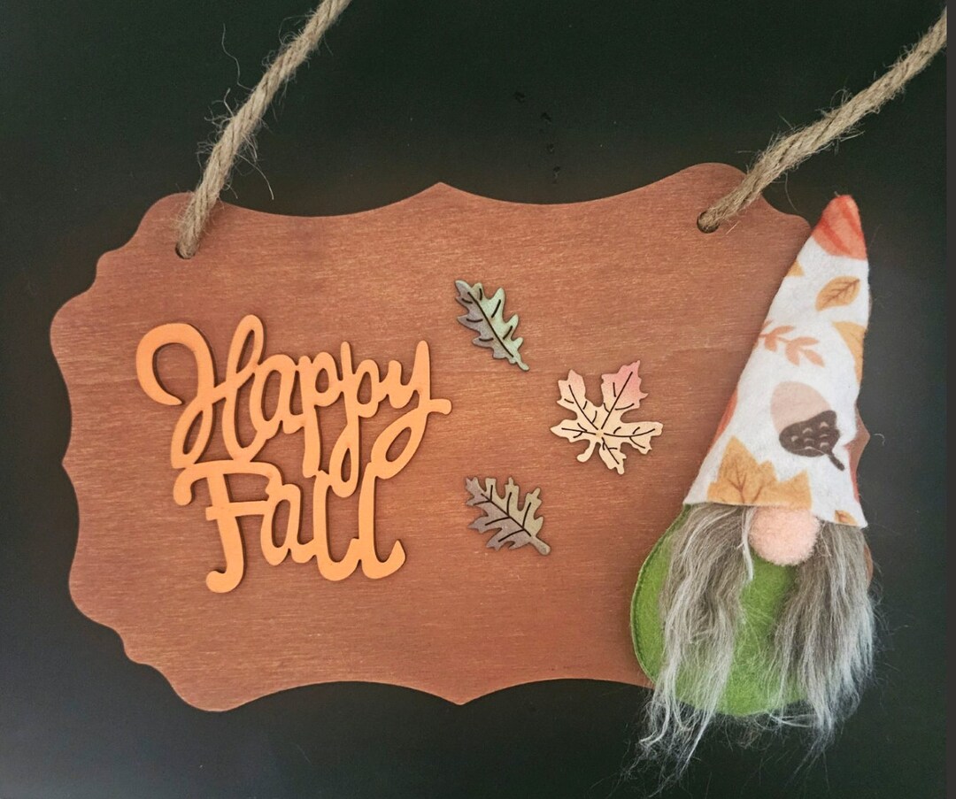 Happy Fall Sign Fall Décor Farmhouse Decorating Hanging - Etsy