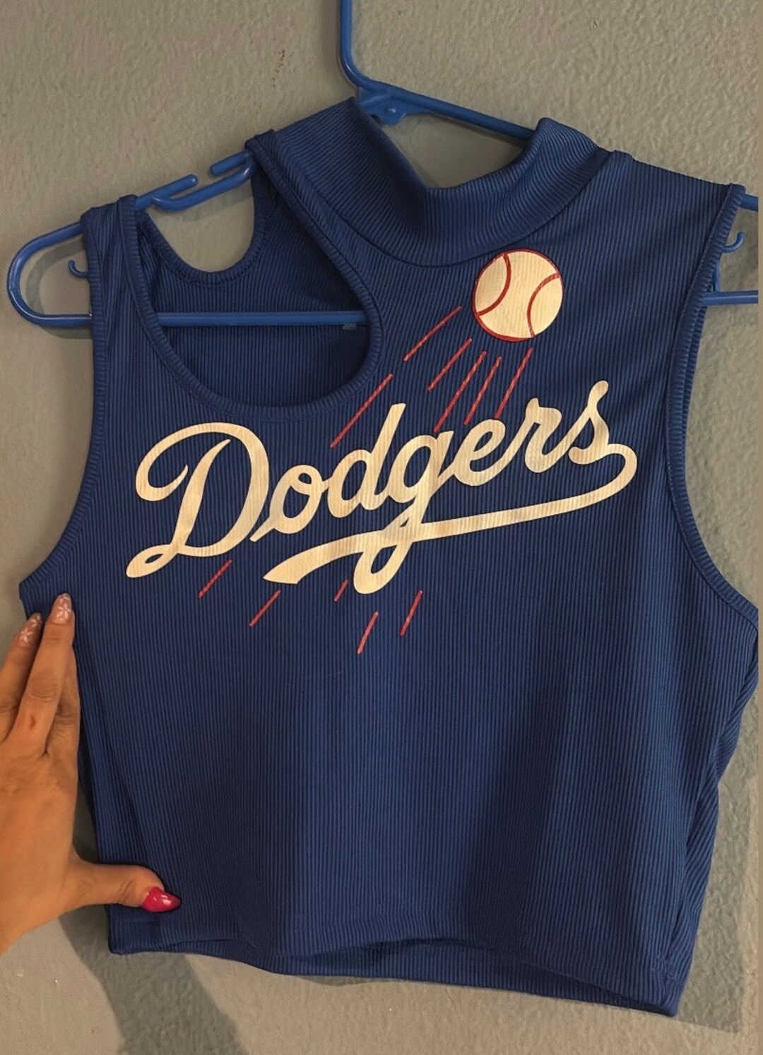 Dodgers Crop Top Make to Order - Etsy