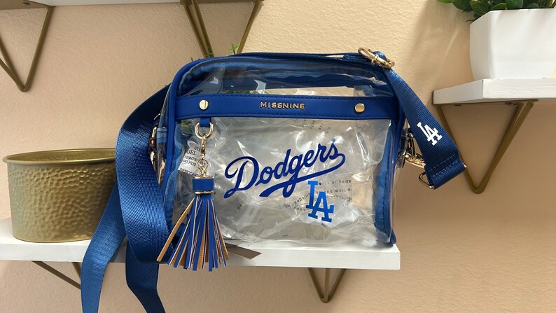 Blue Clear Dodgers Bag - Etsy