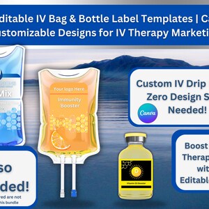100+ Unique IV Bag & Vitamin Bottle Renders + 25 Bonus Pro Instagram ...
