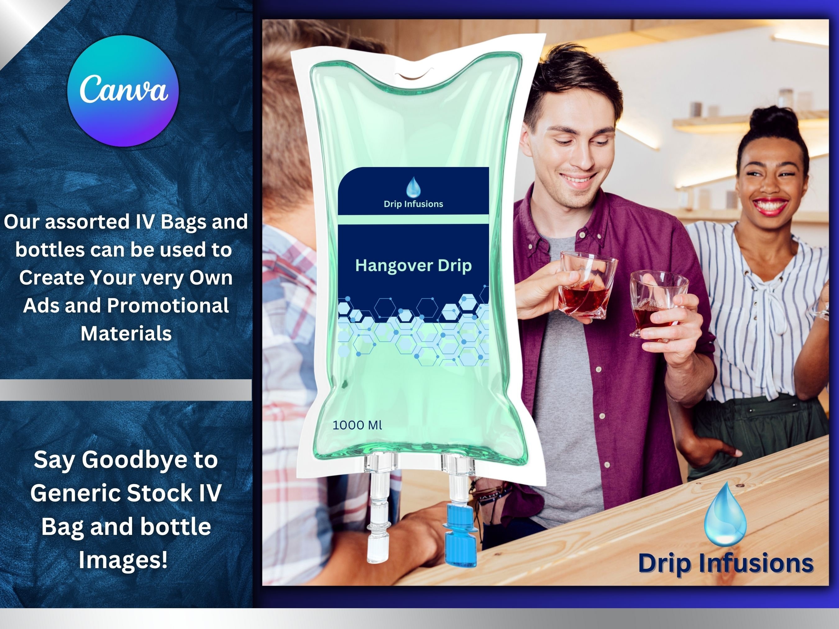 100+ Unique IV Bag & Vitamin Bottle Renders + 25 Bonus Pro Instagram ...