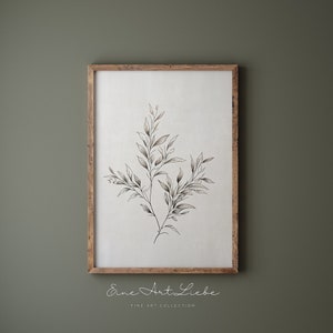 Printable Olive Branch Kitchen Art Print Mediterranean Olive Branch ...