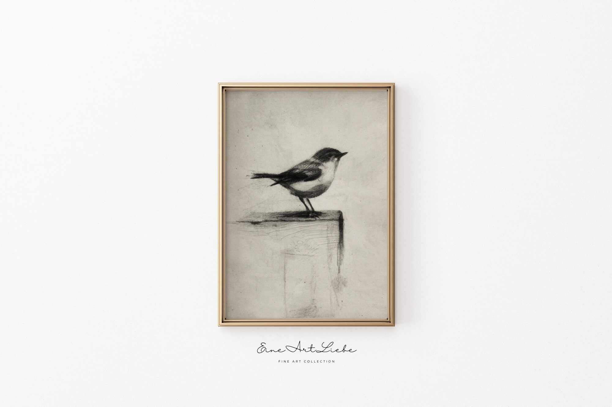 Printable Bird Etching Vintage Bird Pencil Drawing Nursery Wall Art ...