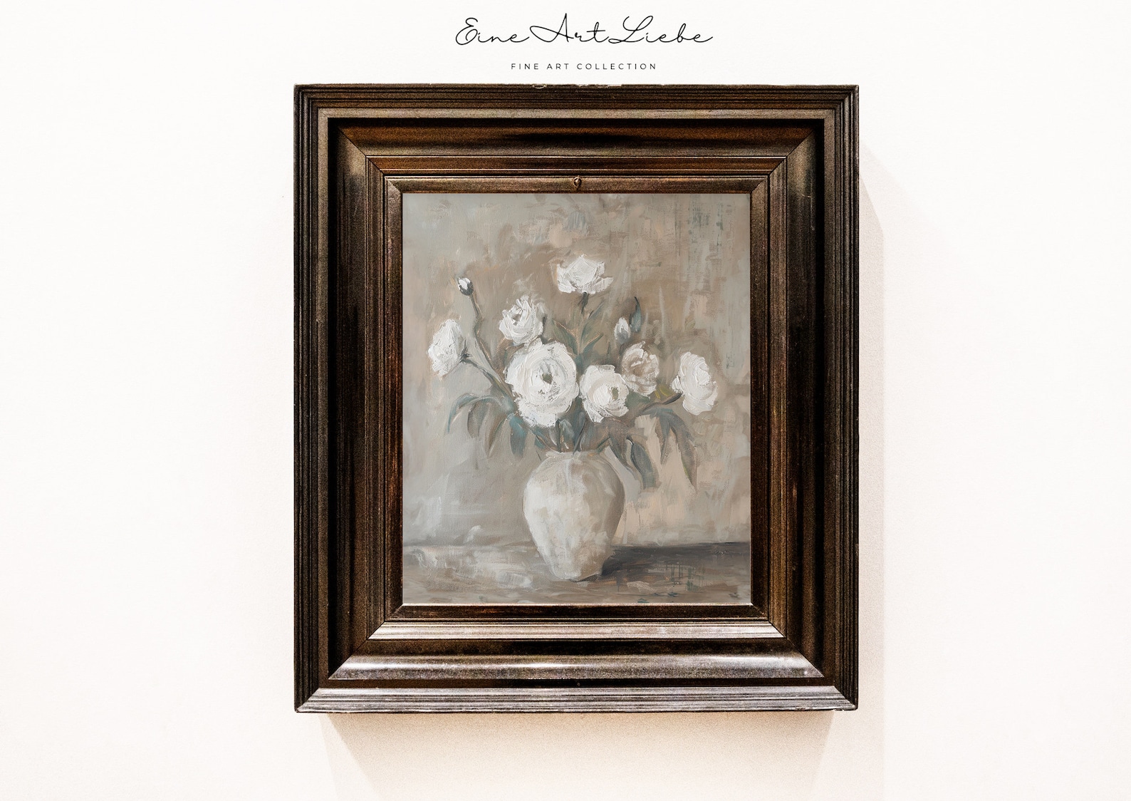 Vintage Rose Painting Printable Floral Art Classic European Still Life ...