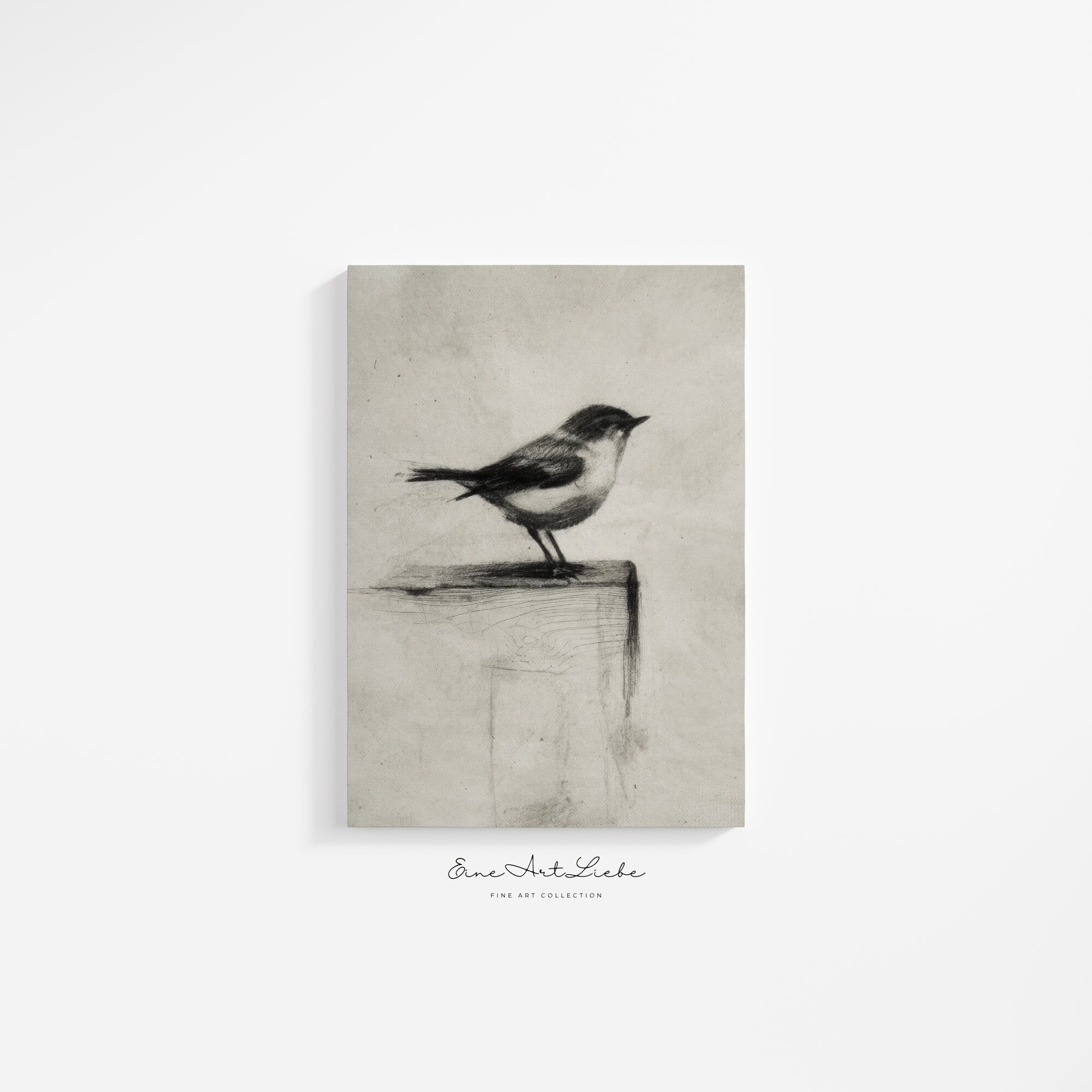 Printable Bird Etching Vintage Bird Pencil Drawing Nursery Wall Art ...