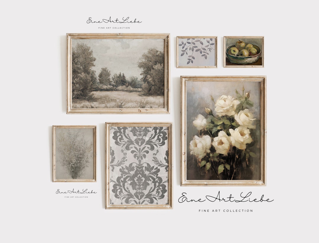 Printable French Country Wall Art Gallery / Set of 6 / Gallery Set ...