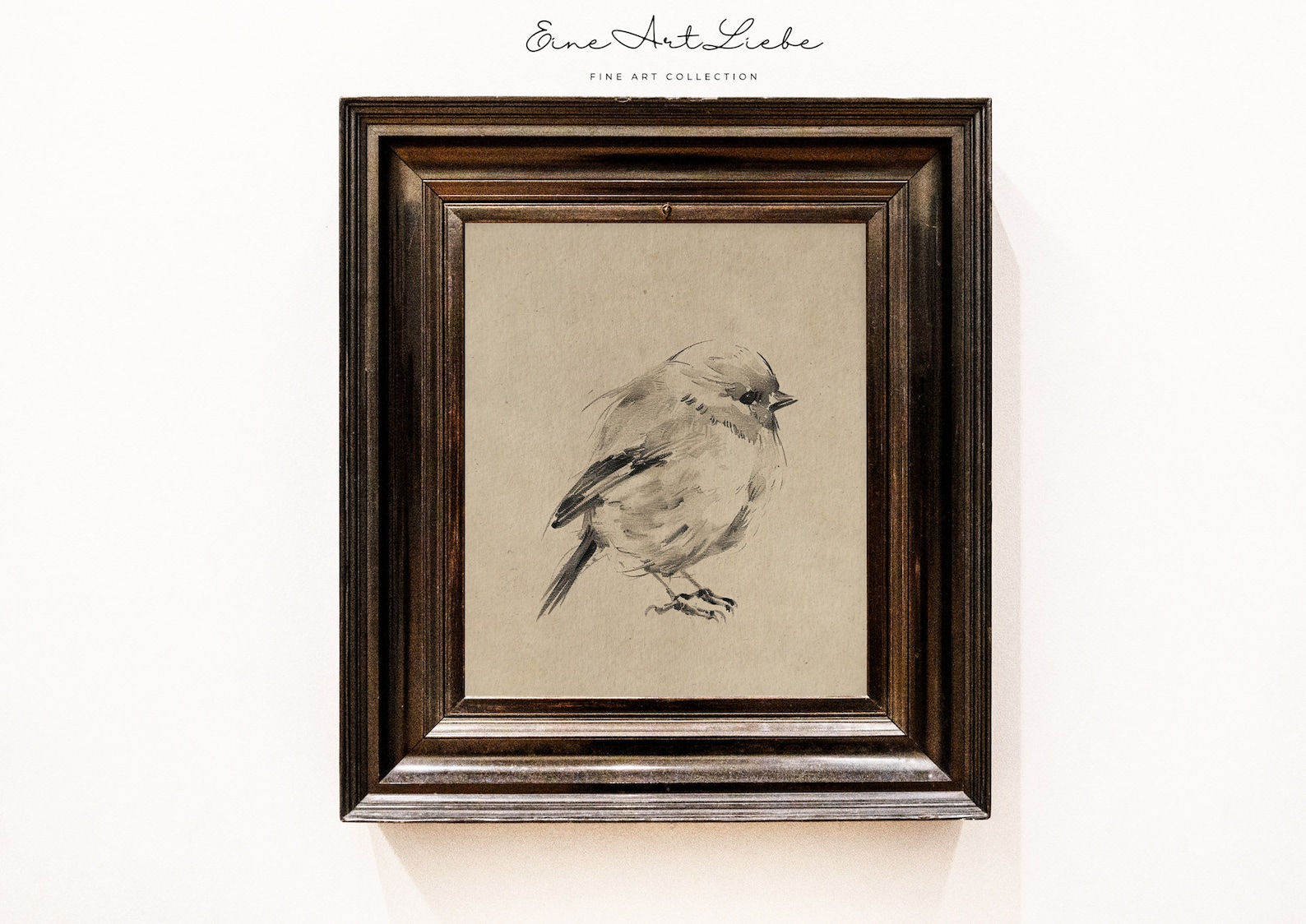Vintage Bird Etching Printable Nursery Art Cute Little Bird Aviary ...