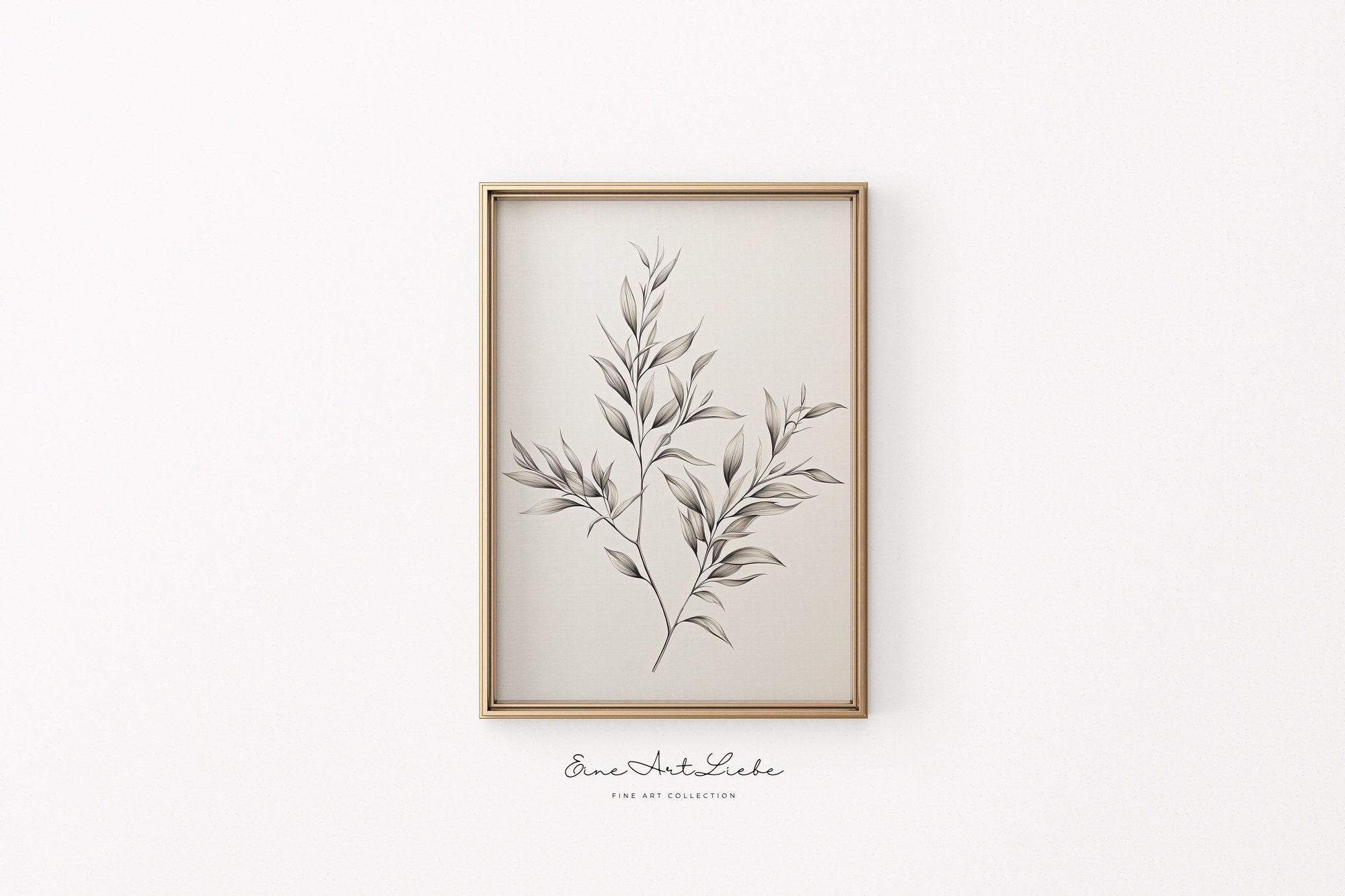 Printable Olive Branch / Kitchen Art Print / Mediterranean Olive Branch ...