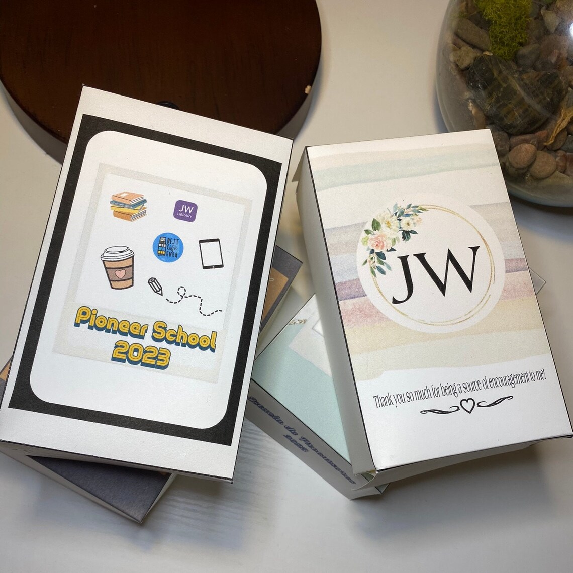 JW Pioneer School Gift Box Template - Etsy