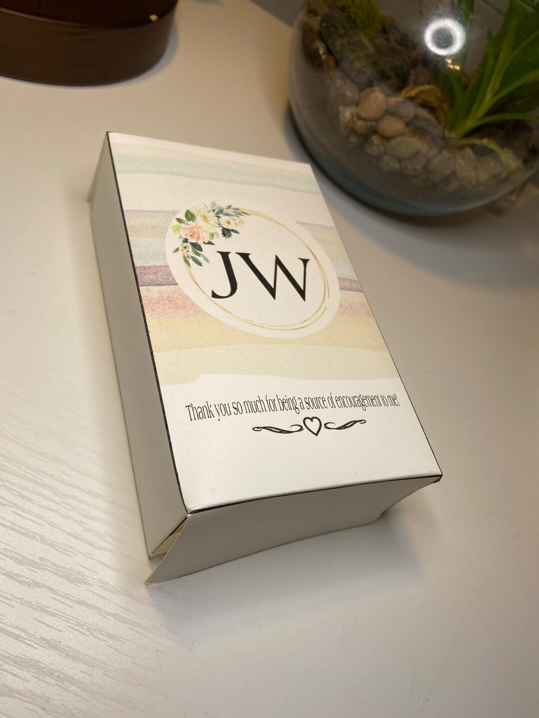 JW “thank You for the Encouragement” Box Template - Etsy
