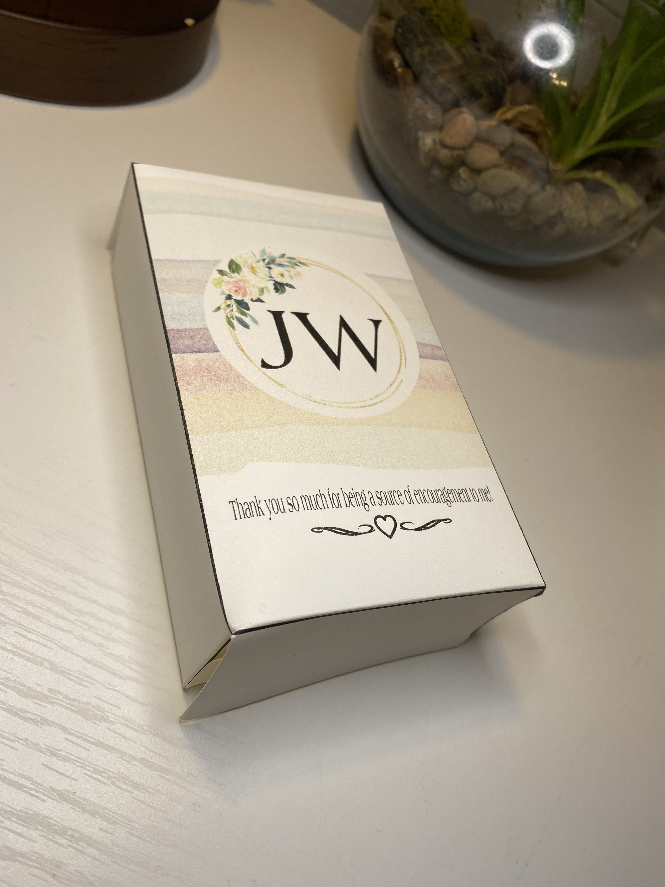 JW thank You for the Encouragement Box Template - Etsy
