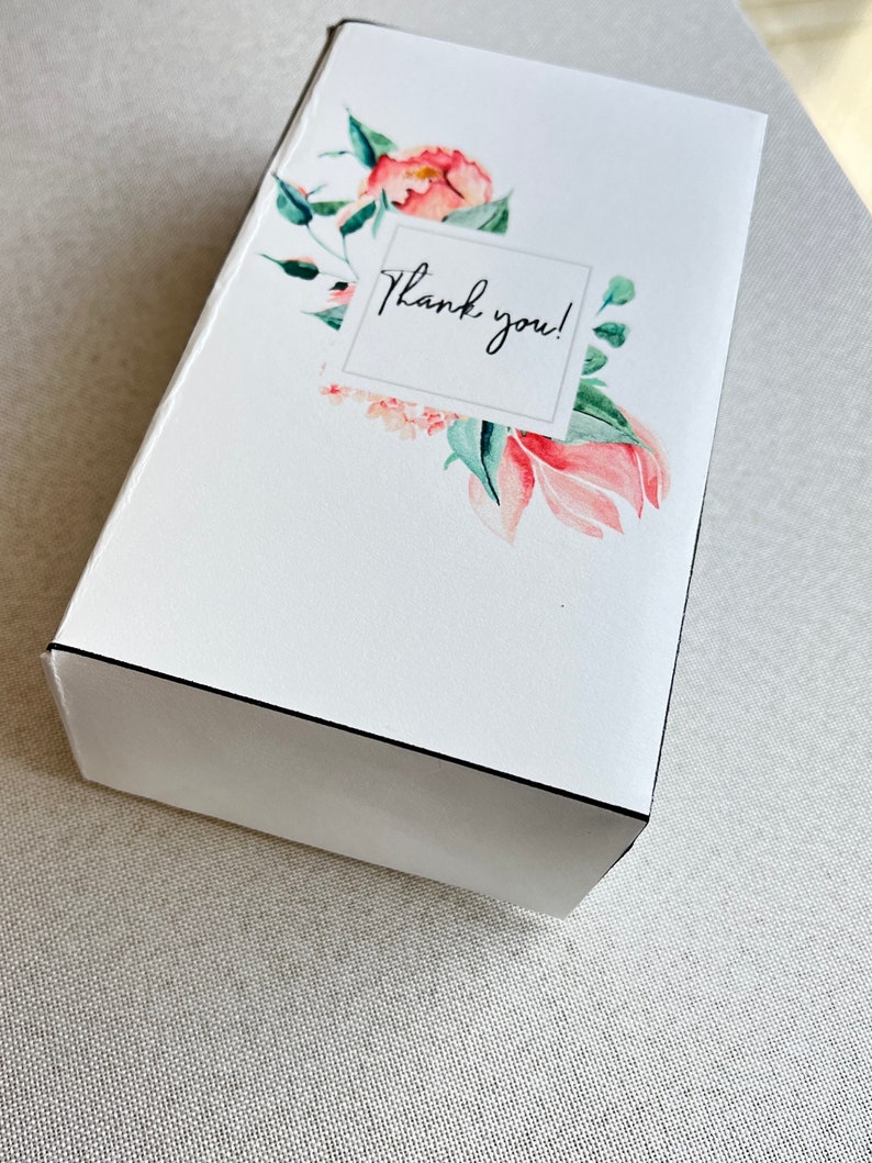 Thank You Gift Box Template - Etsy