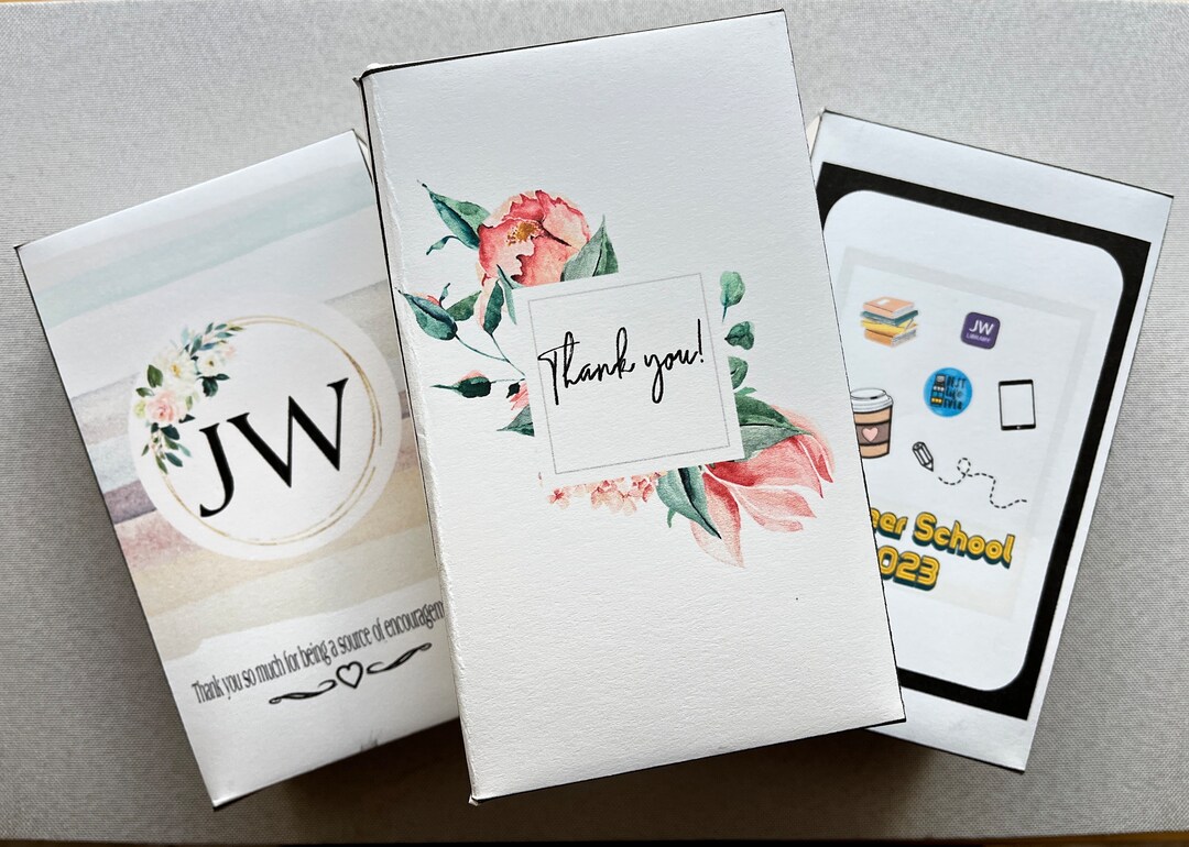 Thank You Gift Box Template - Etsy