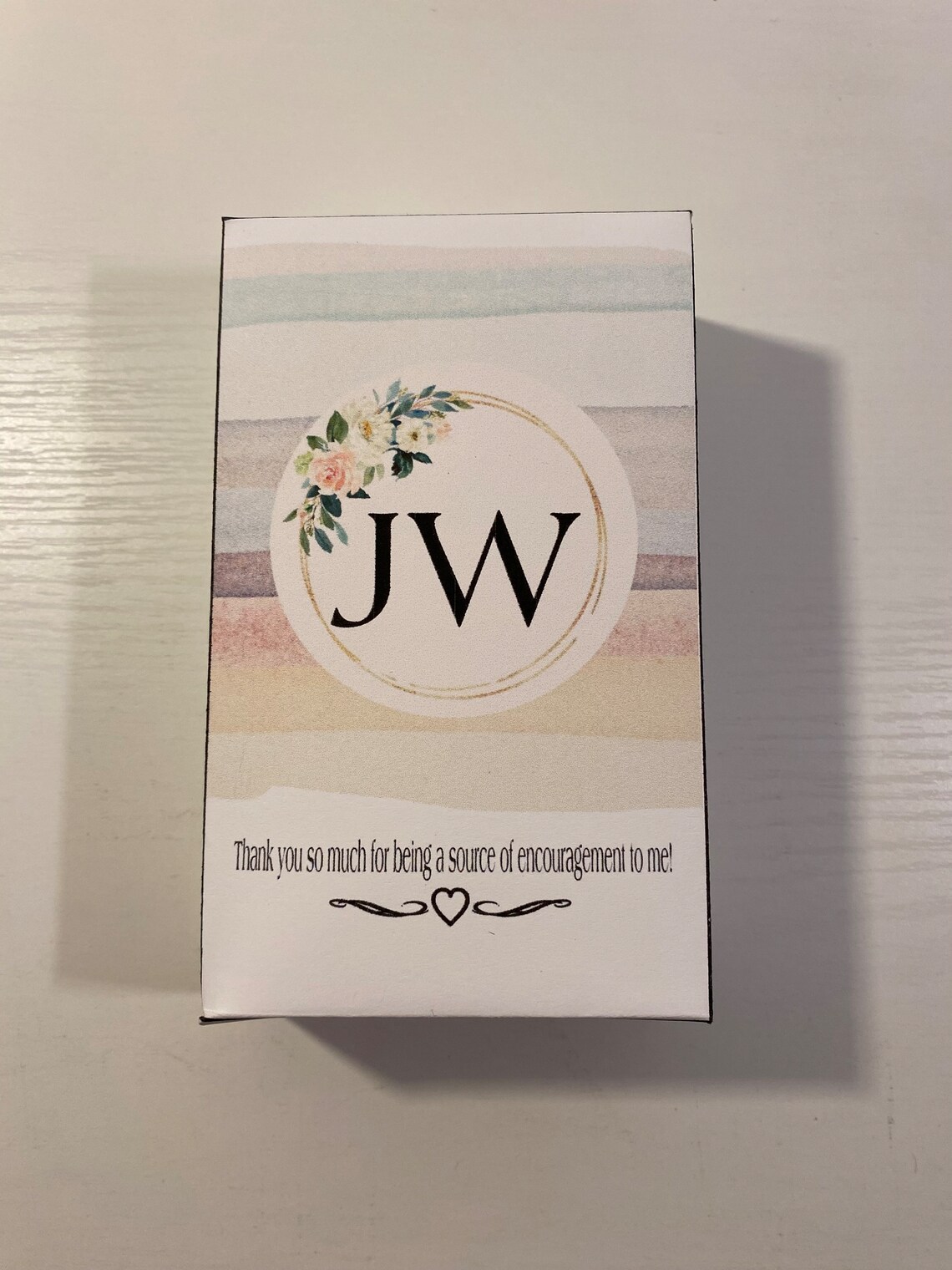 JW thank You for the Encouragement Box Template - Etsy