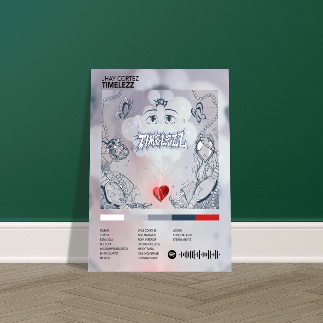 Jhay Cortez Timelezz/ Physical Poster, Album Cover, Different Sizes - Etsy