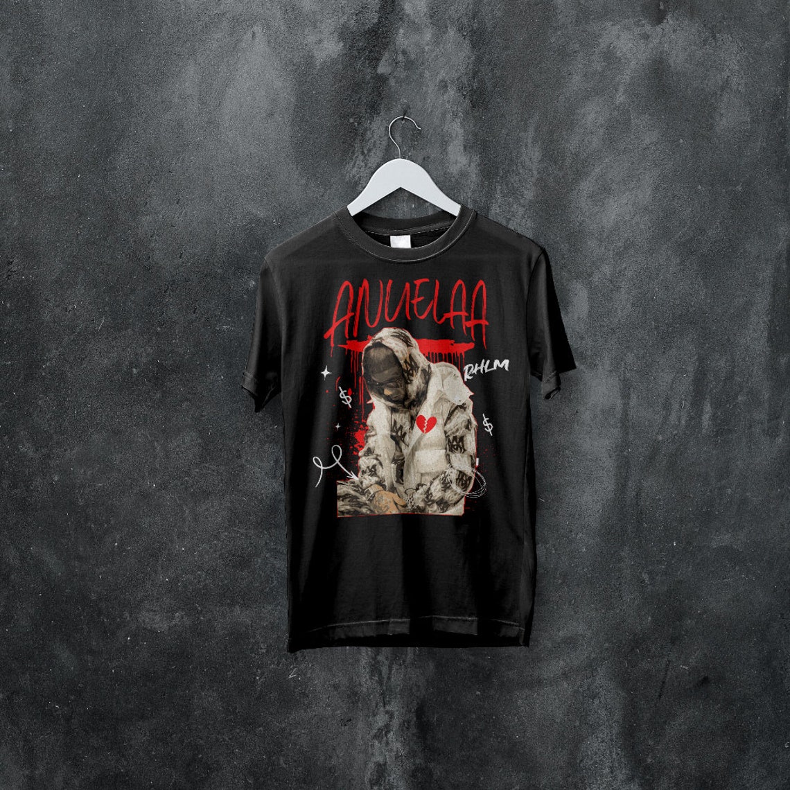 Anuel AA PNG, Ready to Print, Printable Design, Rap T-shirt Design ...