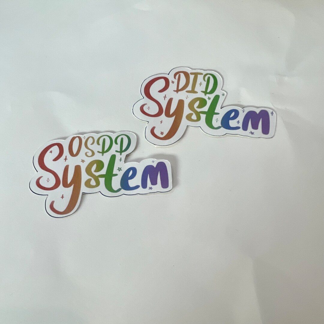 DID / OSDD System Sticker - Etsy