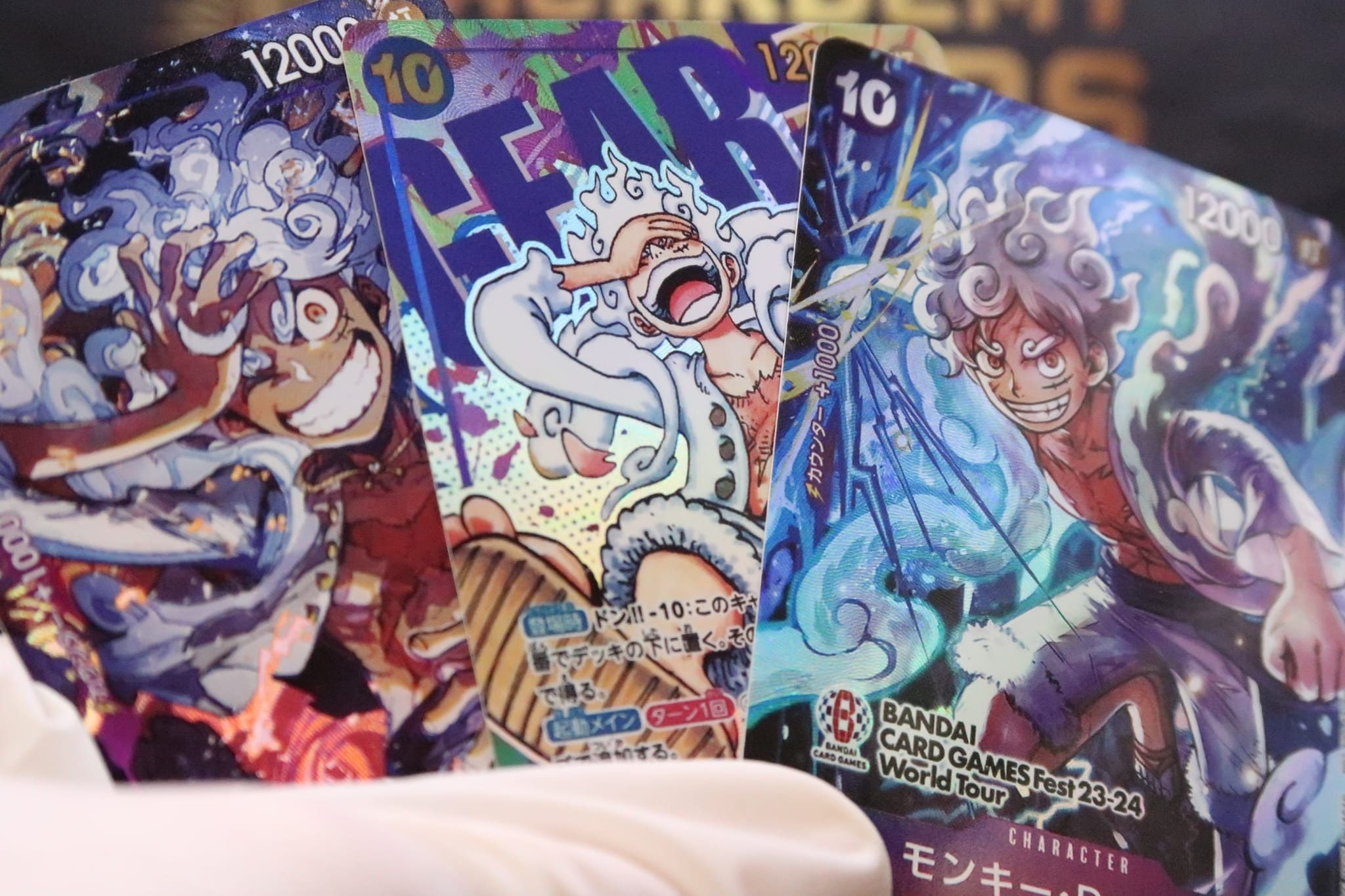 Luffy One Piece Cards Lot One Piece Card Luffy Gear 5 Card One Piece ...