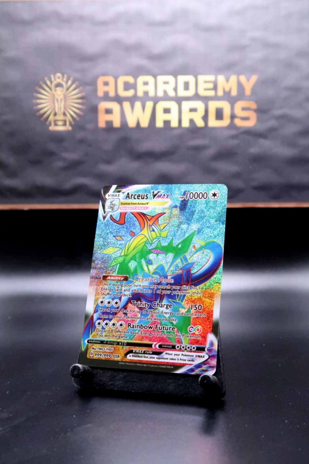 Arceus Vmax 999/999 hyper Version Custom Proxy Pokemon Card. - Etsy