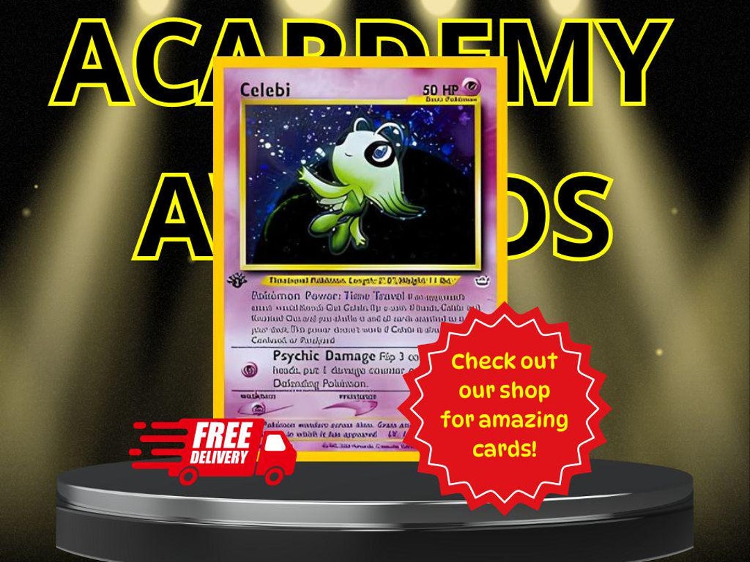 Pokemon Card Celebi 1st Edition Holo, Celebi Neo Discovery, Pokemon TCG ...