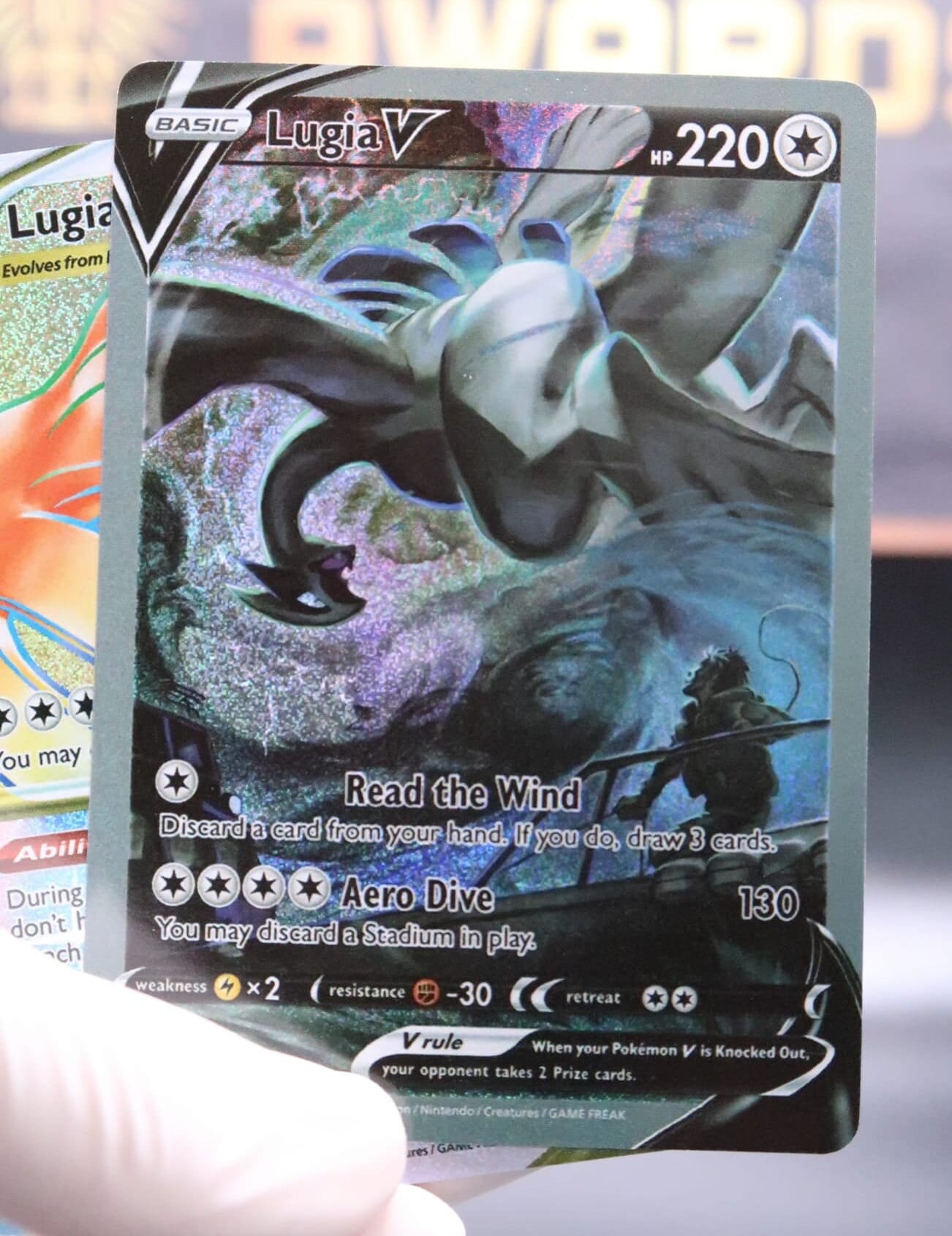 Lugia V Vstar 186/195 202/195 Alternative Art Cards, Mini-lot Pokemon ...