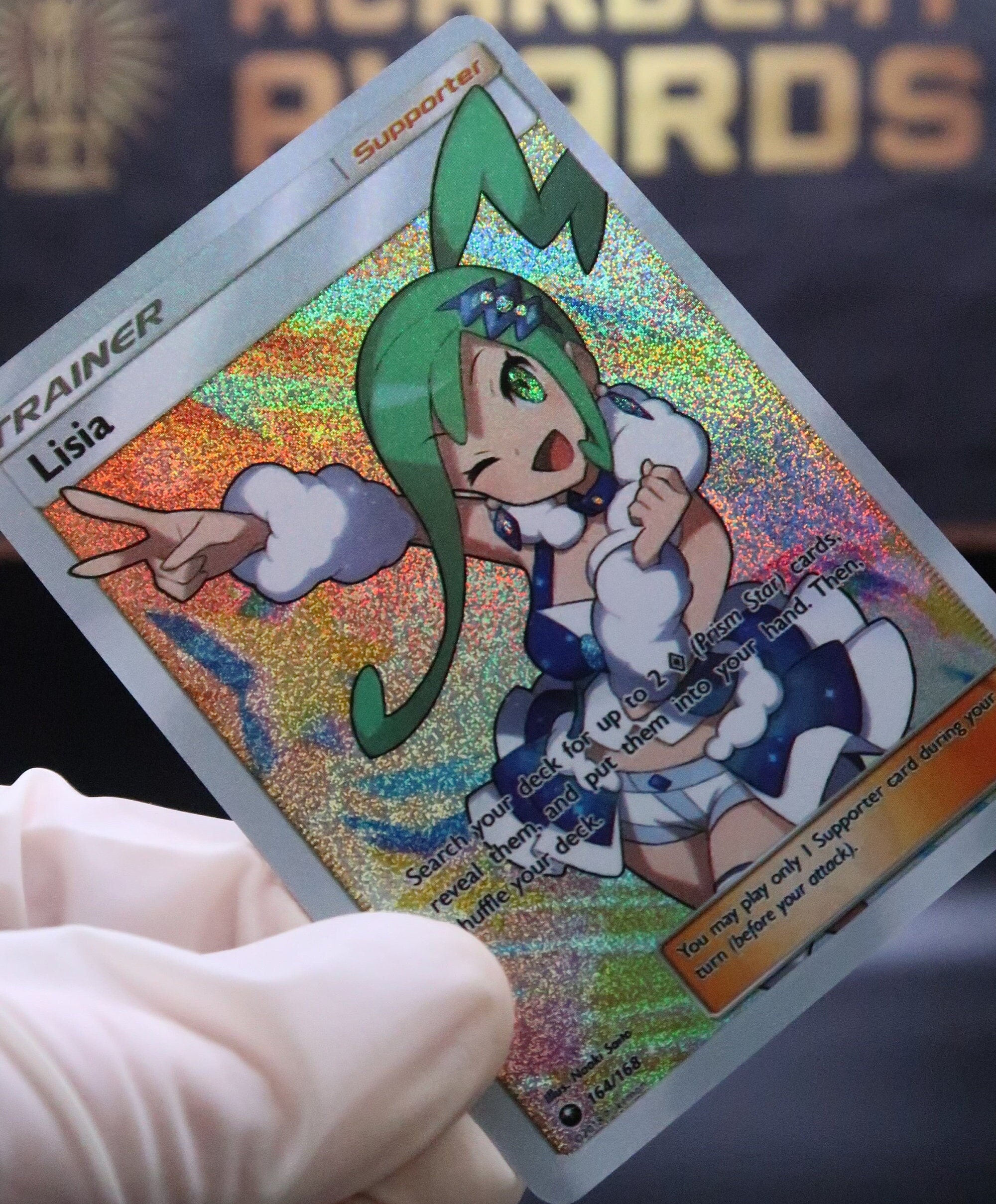 Lisia Pokemon Trainer 164/168 Full Art Card, Pokemon TCG, Holo Rare ...