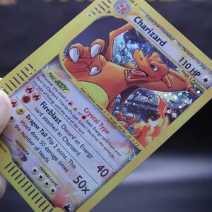 Pokemon Card Charizard Crystal Holo, Charizard Crystal Skyridge ...