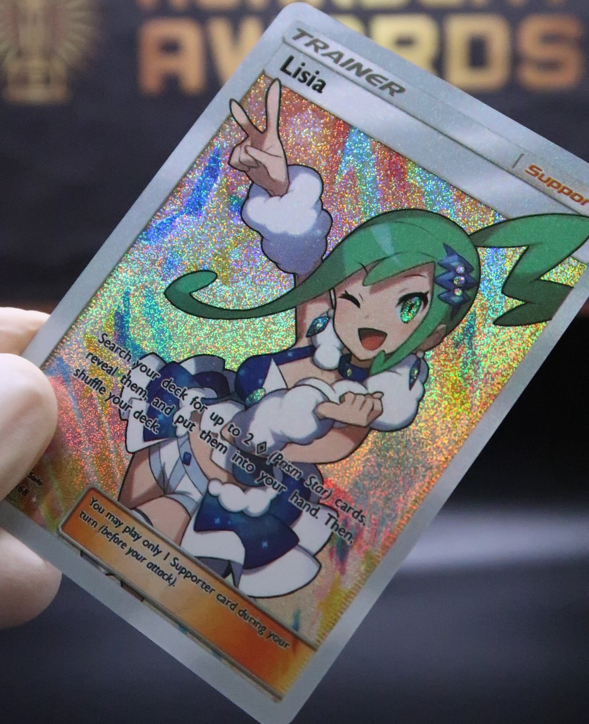 Lisia Pokemon Trainer 164/168 Full Art Card, Pokemon TCG, Holo Rare ...
