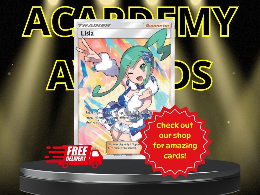 Lisia Pokemon Trainer 164/168 Full Art Card, Pokemon TCG, Holo Rare ...