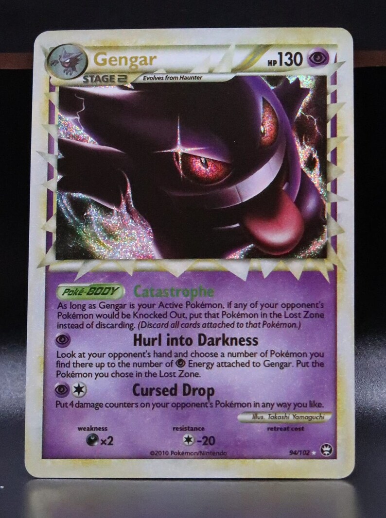 Gengar 94/102 Pokemon Card, From the triumphant TGC Expansion ...