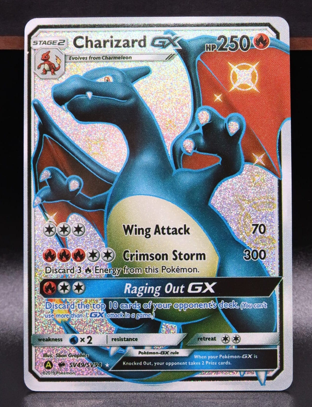 Charizard GX SV49/SV94 shiny Version Pokemon Card, From the hidden ...