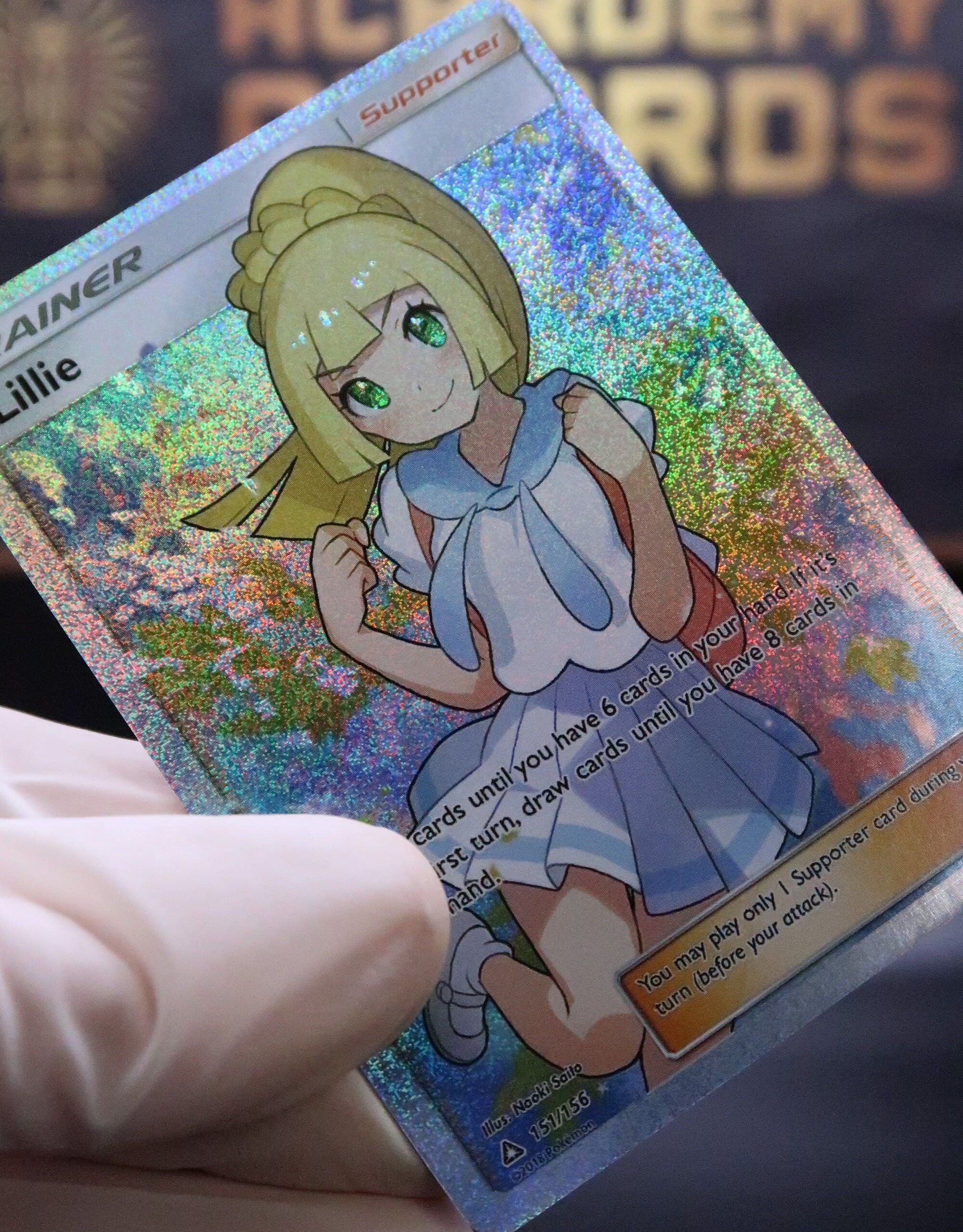 Lillie Pokemon Trainer 151/156 Full Art Card, Pokemon TCG, Holo Rare From ultra Prism, English ...