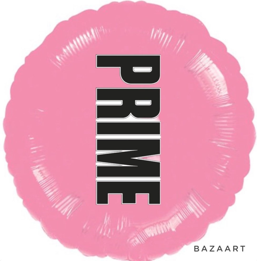 Pink PRIME Drink Foil Helium Balloon Birthday Party Decoration - Etsy