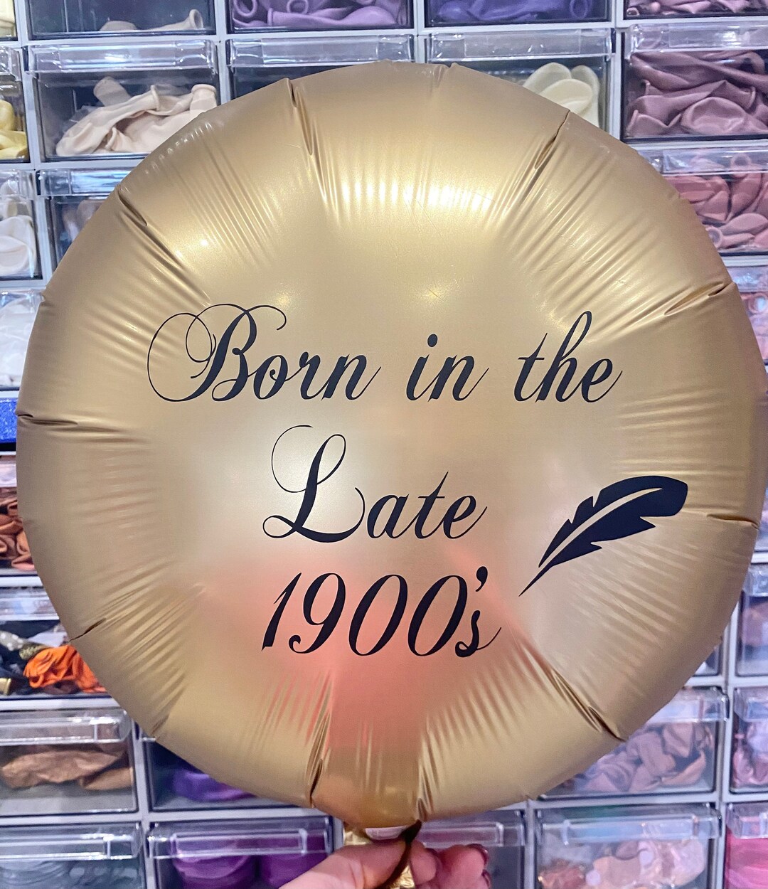 Born in the Late 1900s Birthday Balloon 30th 40th 50th 60th Millennial ...