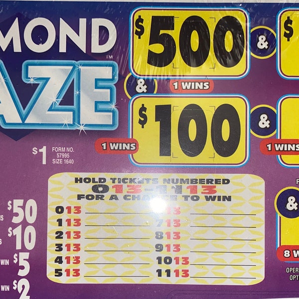 Pull Tabs Tickets - Etsy