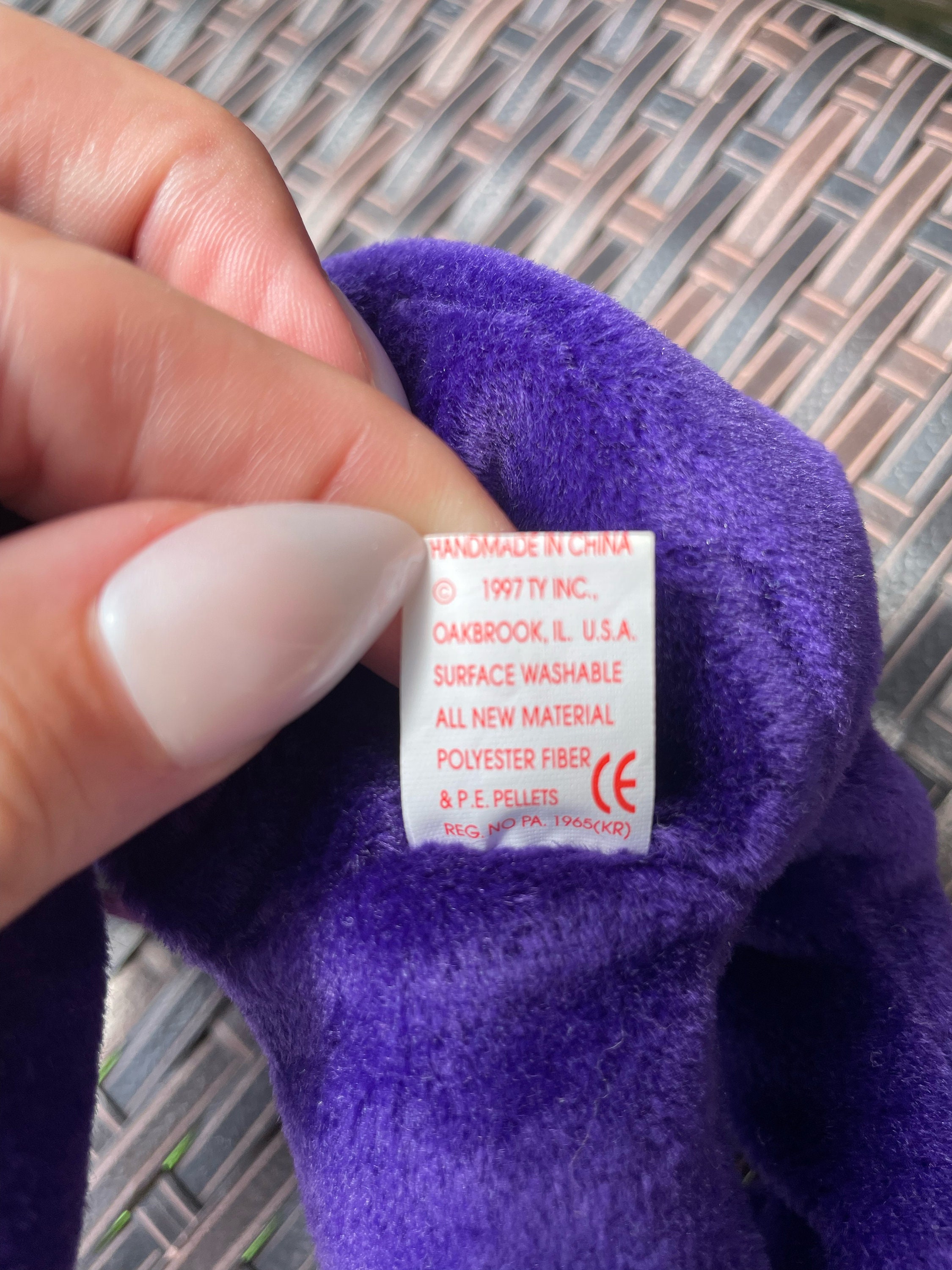 Rare 1997 Ty Princess Diana Beanie Baby P.E. Pellets NO Space TY 1997 ...