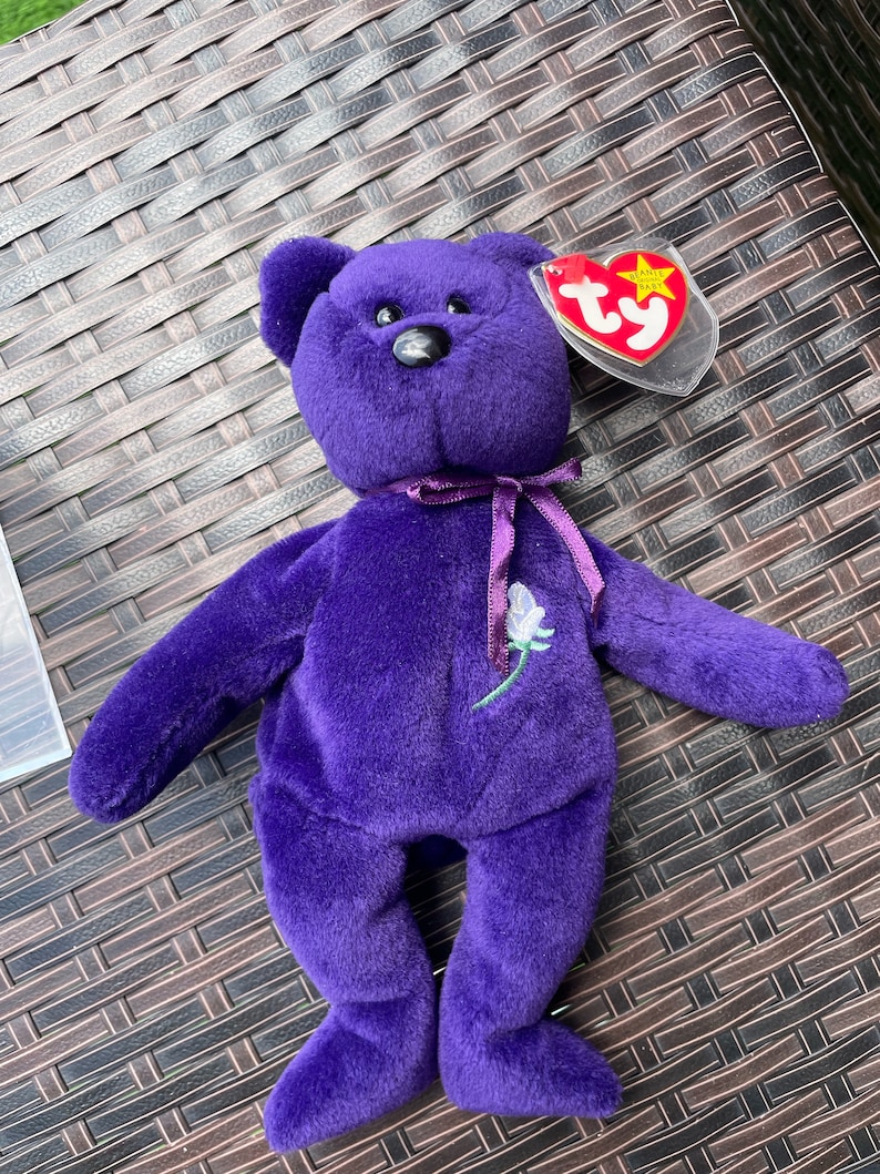 Rare 1997 Ty Princess Diana Beanie Baby P.E. Pellets NO Space TY 1997 ...