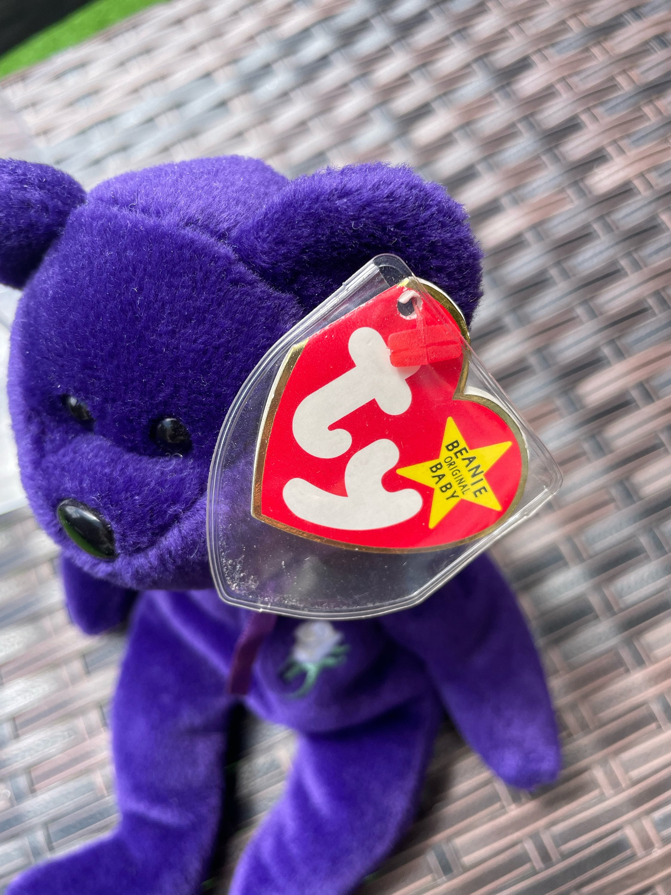 Rare 1997 Ty Princess Diana Beanie Baby P.E. Pellets NO Space TY 1997 ...