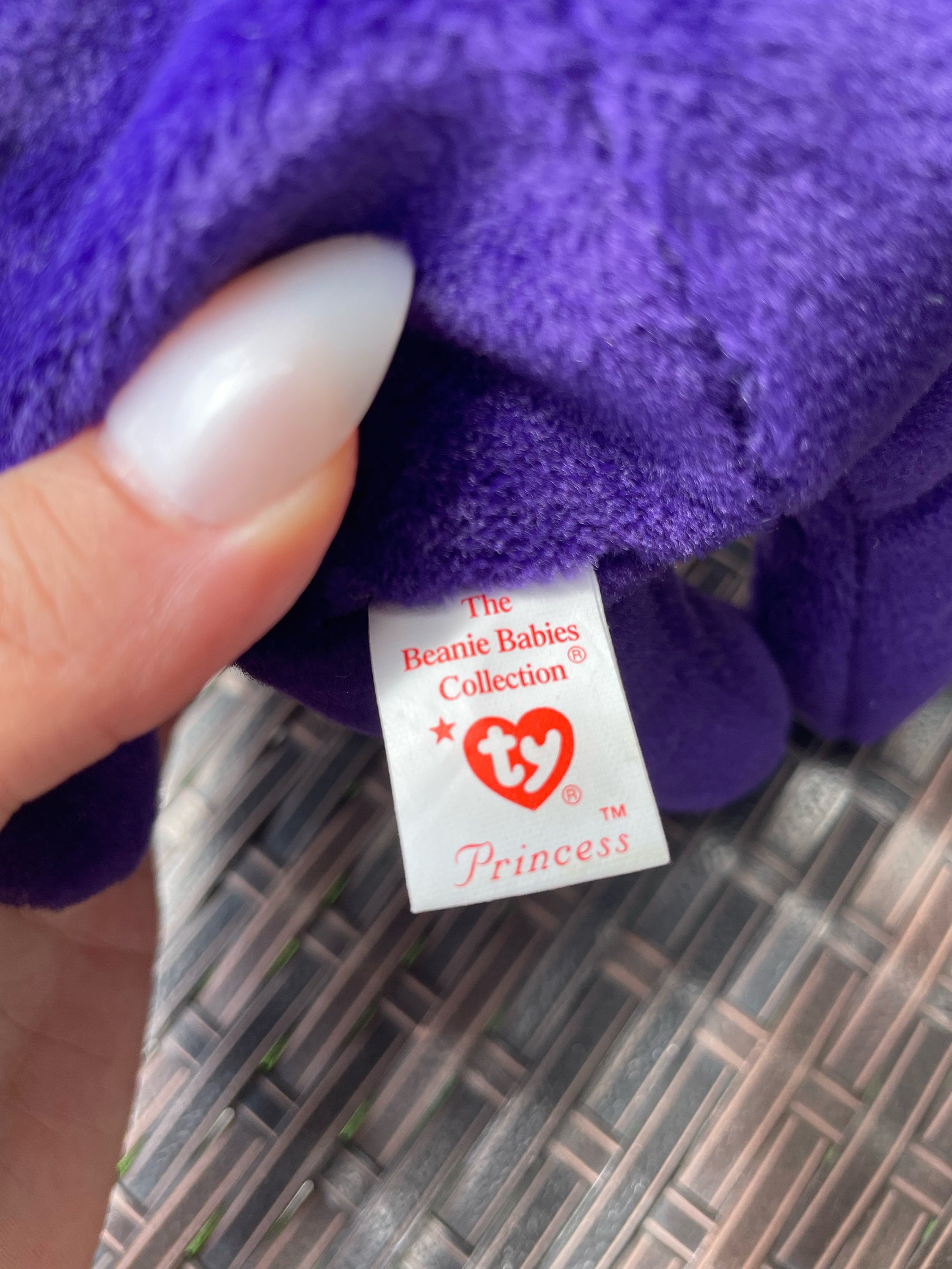 Rare 1997 Ty Princess Diana Beanie Baby P.E. Pellets NO Space TY 1997 ...